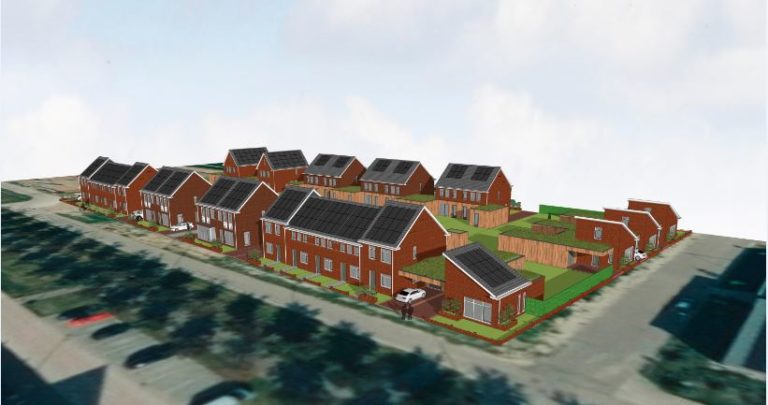 Nieuwbouw 26 duurzame woningen Het Vaandel van Herwijnen - Van der Heijden